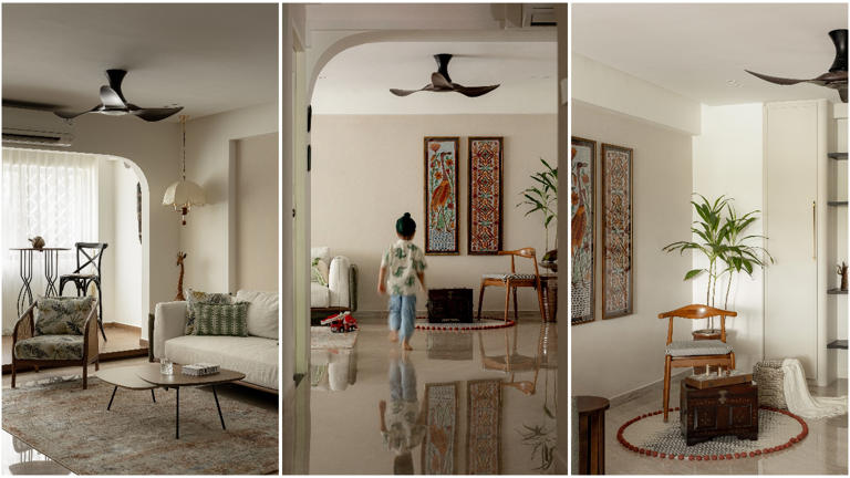 Step inside 1,560 sq ft 4BHK Singapore apartment reimagined into a ...