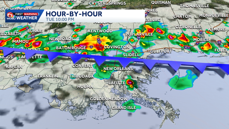 Impact Day: Timing out heavy downpours and storms this afternoon and ...