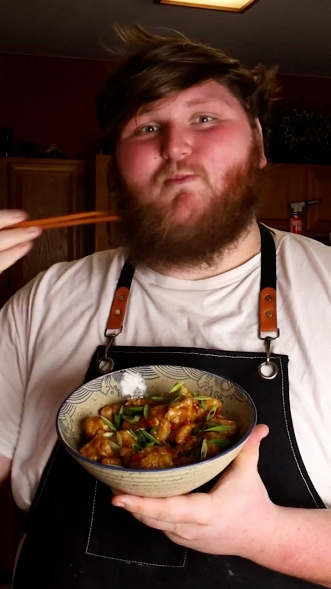 Crispy orange chicken with tangy citrus sauce