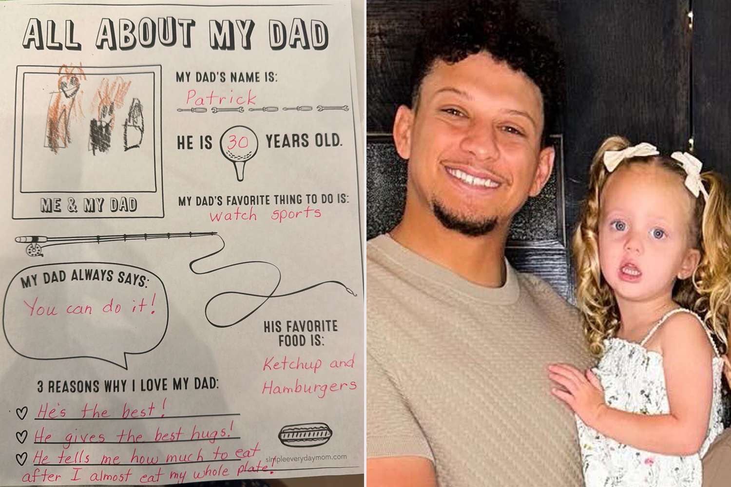 Brittany Mahomes shares daughter Sterling's sweet insights into her dad ...