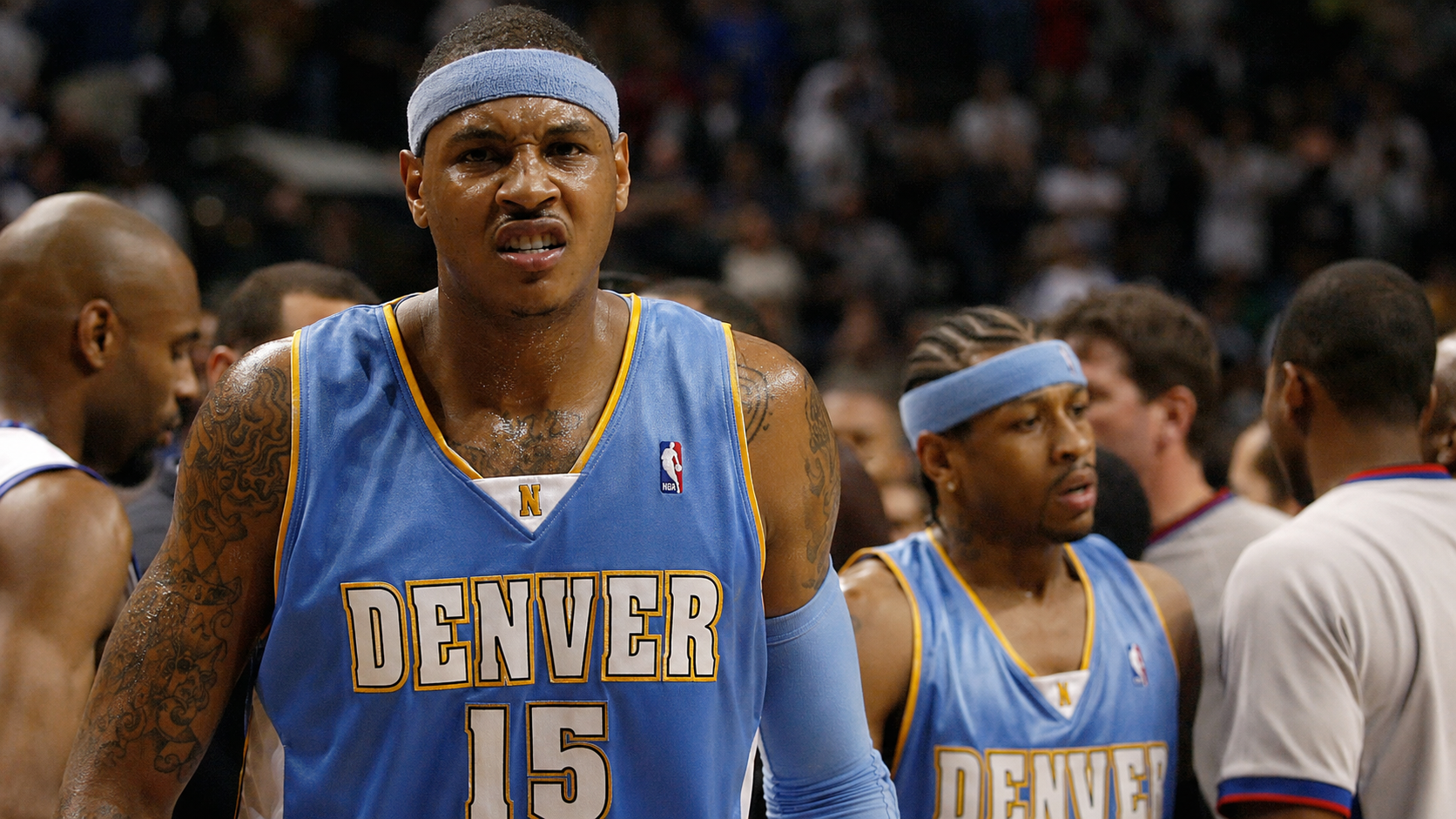 The brawl that changed Carmelo Anthony and Allen Iverson's careers