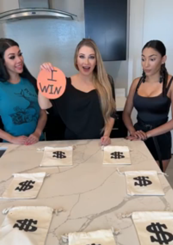 Friends compete and win jelly prizes