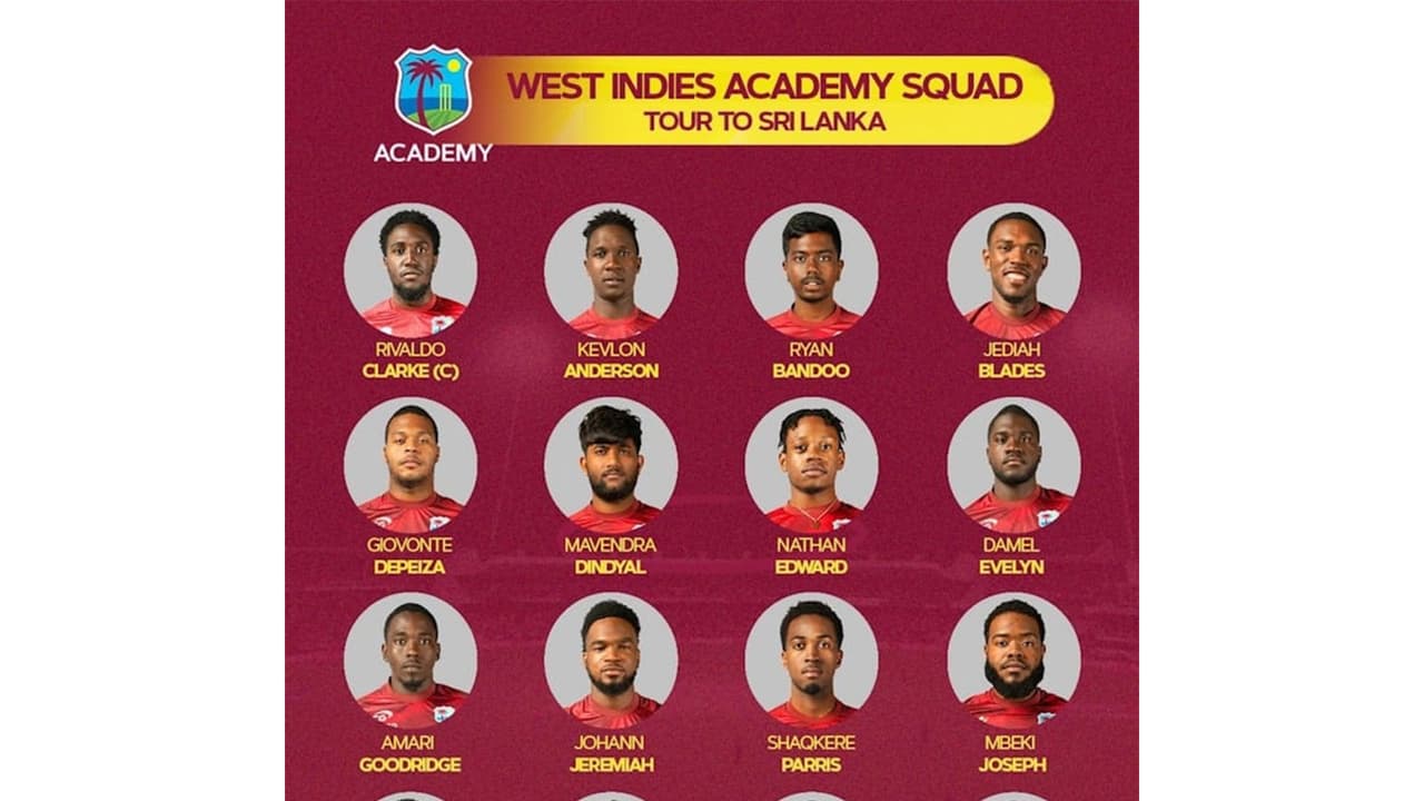WI Academy squad tours Sri Lanka for multi-format development series