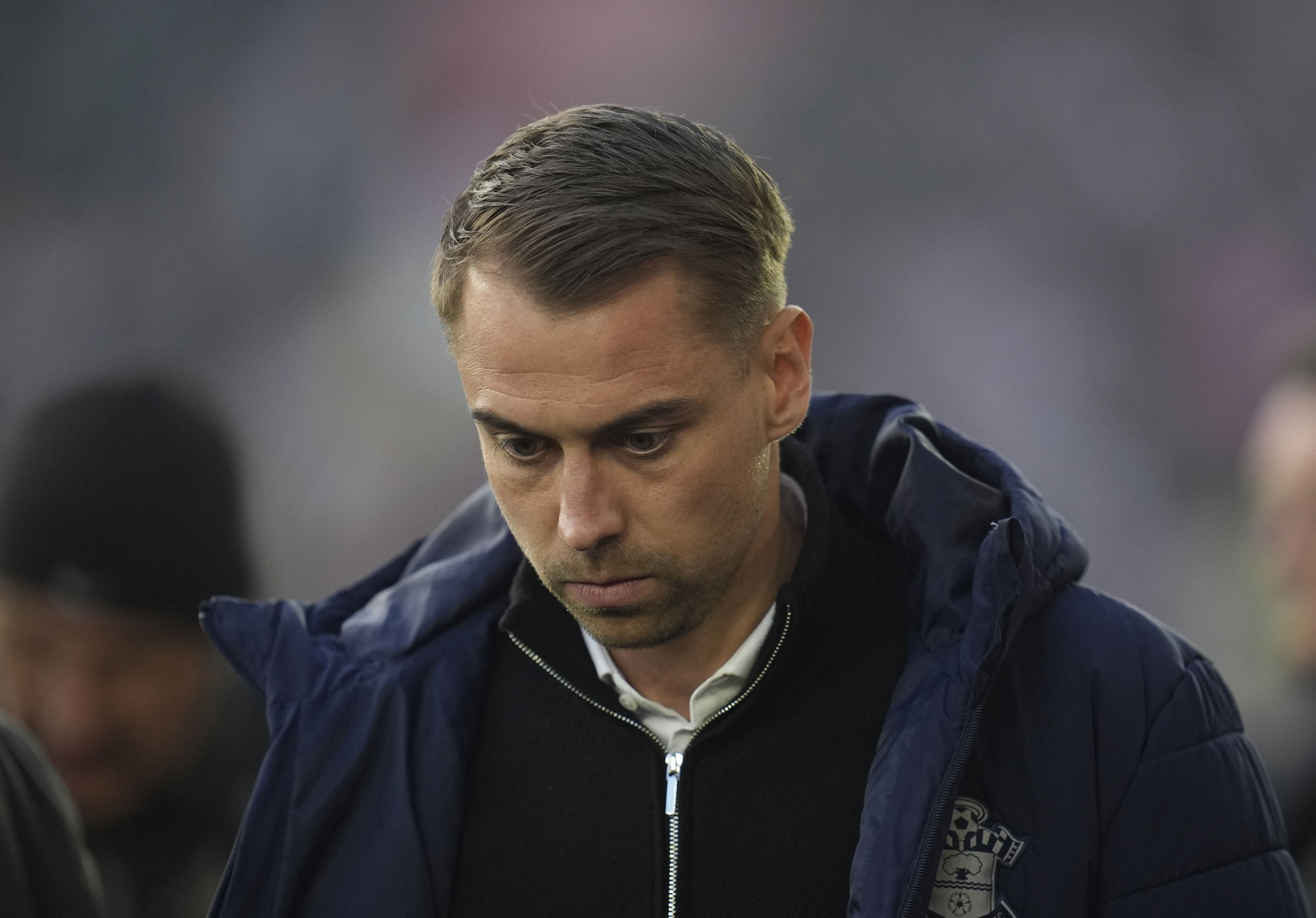 Southampton head coach Tonda Eckert holds hands up over EFL 'Spygate' saga