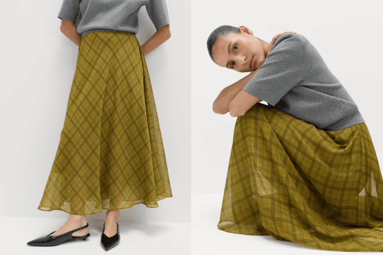 The most stylish print of the season: M&S midi A-line chiffon skirt is ...