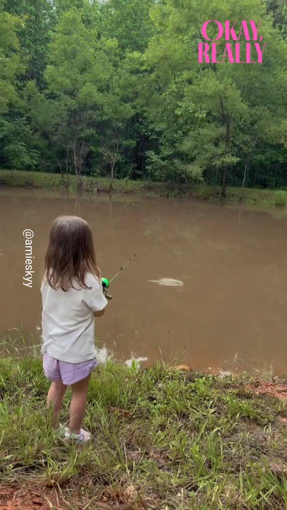 Four-year-old lands first fish just days after learning to cast in Alabama