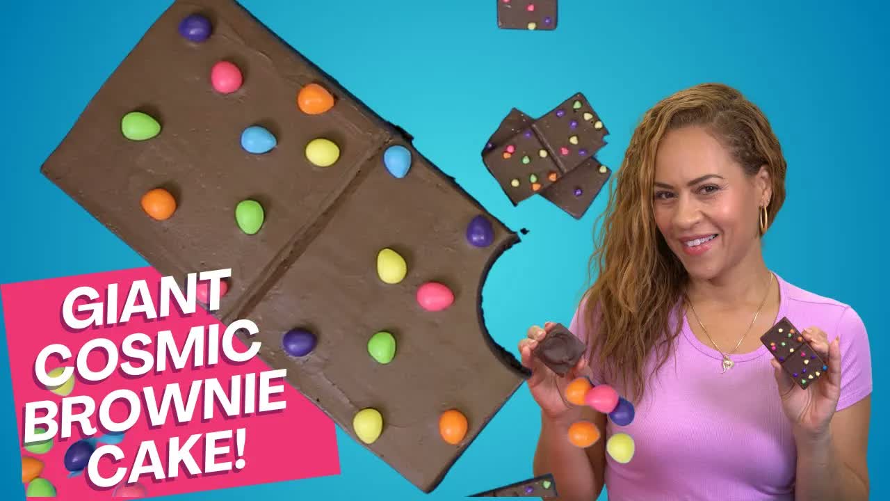 Indulge in epic cosmic brownie cake magic!