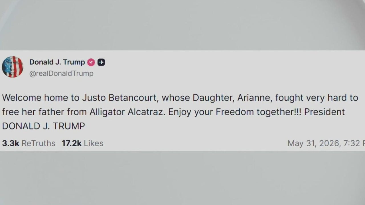 Trump celebrates release of South Florida Cuban man from 'Alligator ...