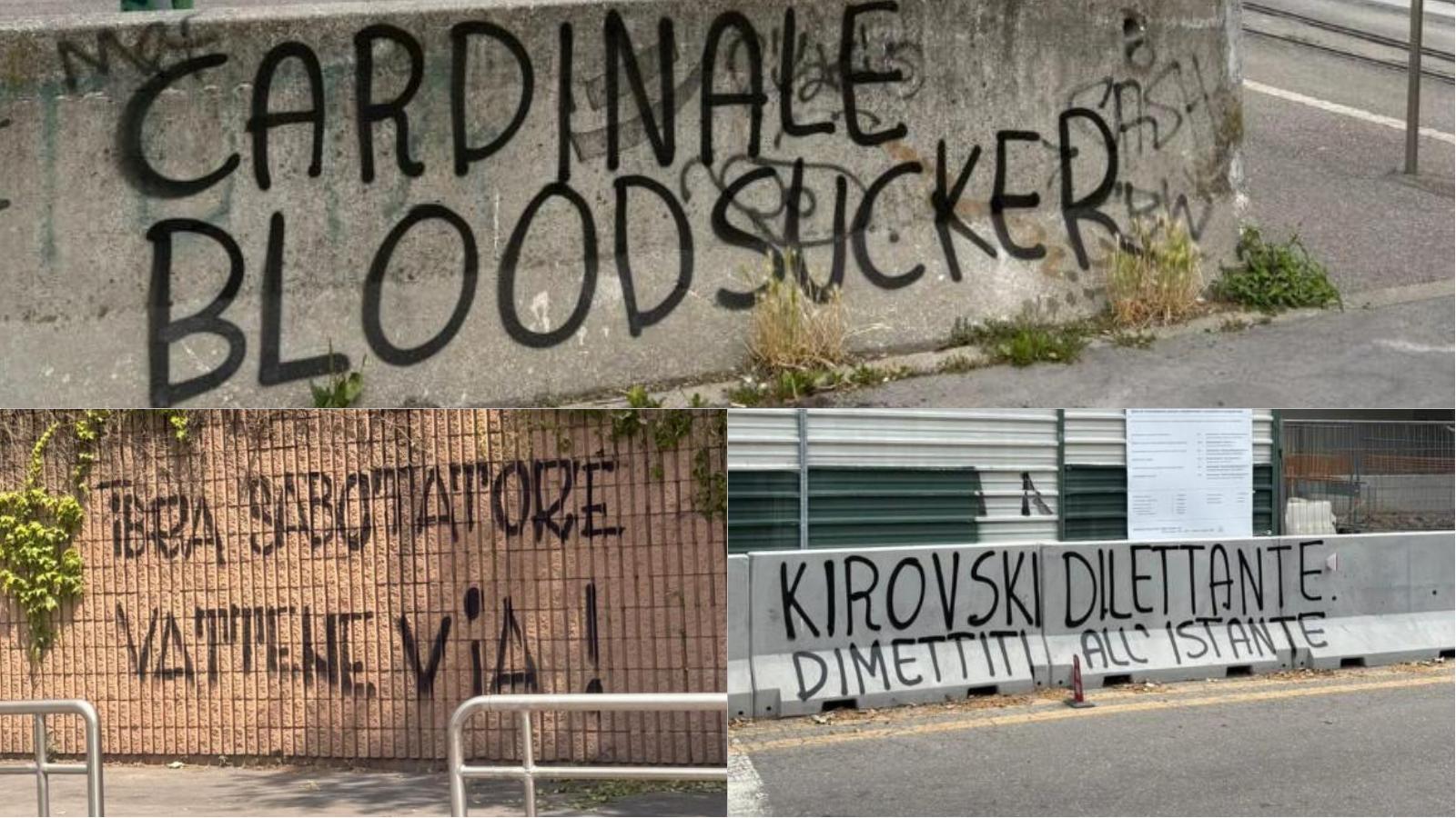 Cardinale go home: la protesta dei tifosi del Milan invade i muri. E ...