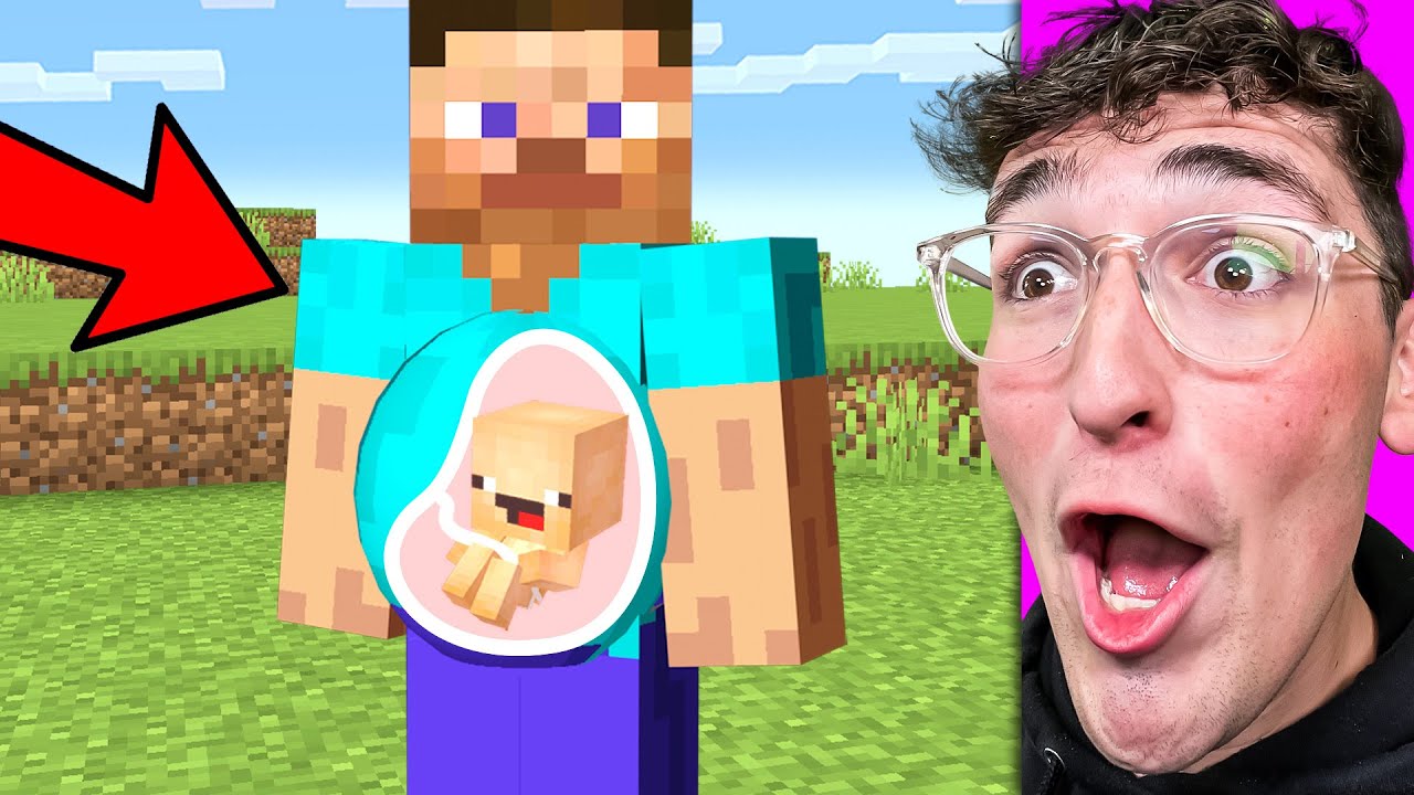I fooled my friend with a pregnant mod in Minecraft