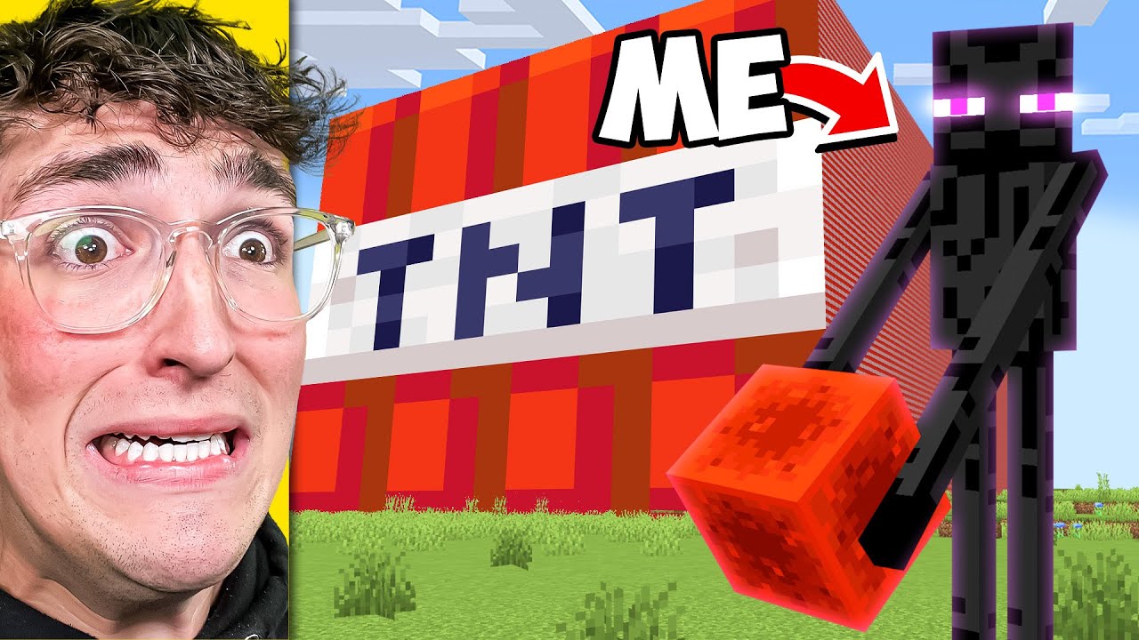 I fooled my friend with a shapeshift mod in Minecraft