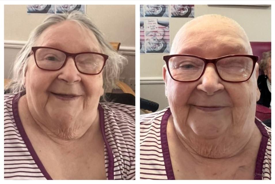 'My way of giving something back': Sheila, 79, braves the shave for ...