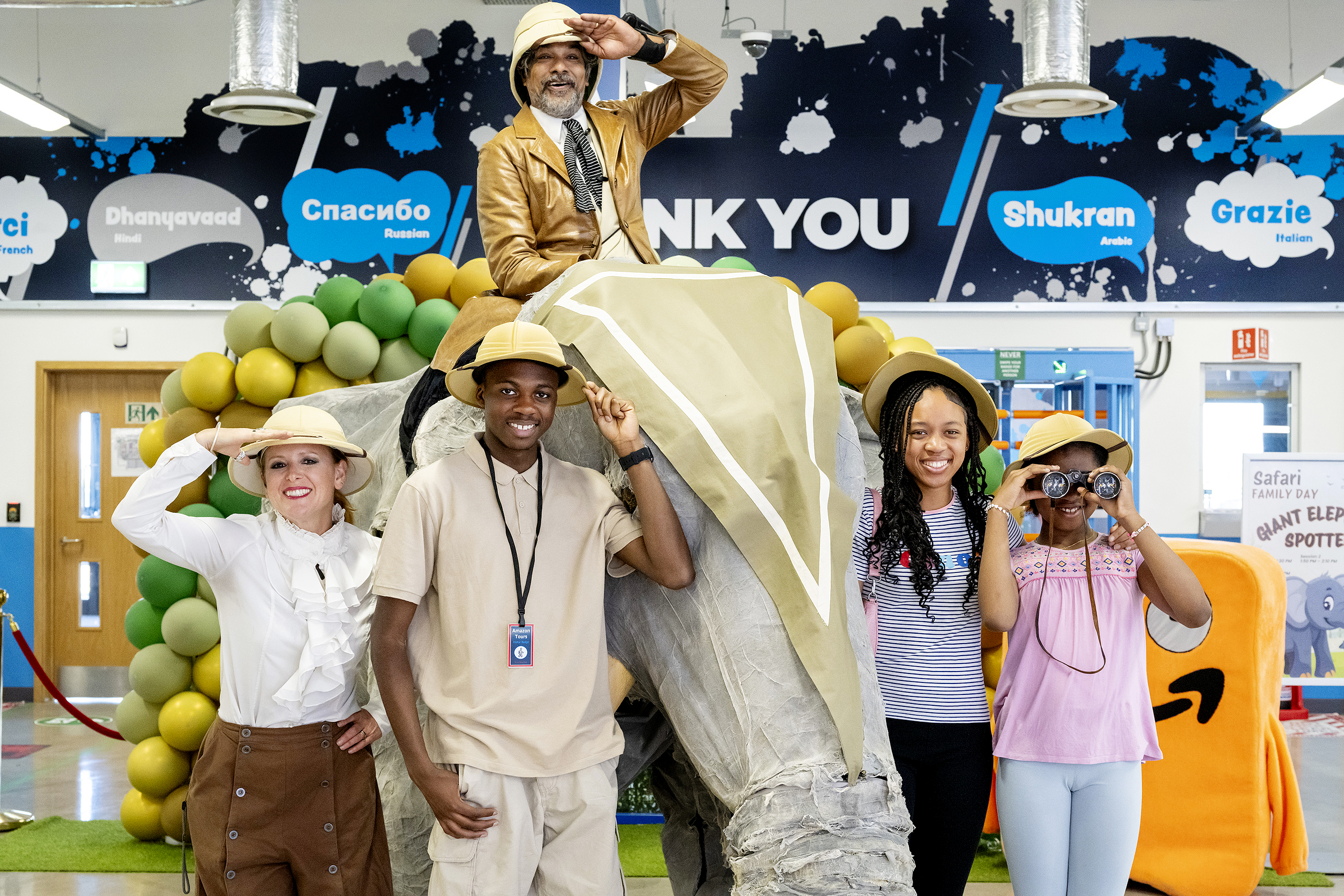 Safari experience for Africa Day at Amazon in Kegworth