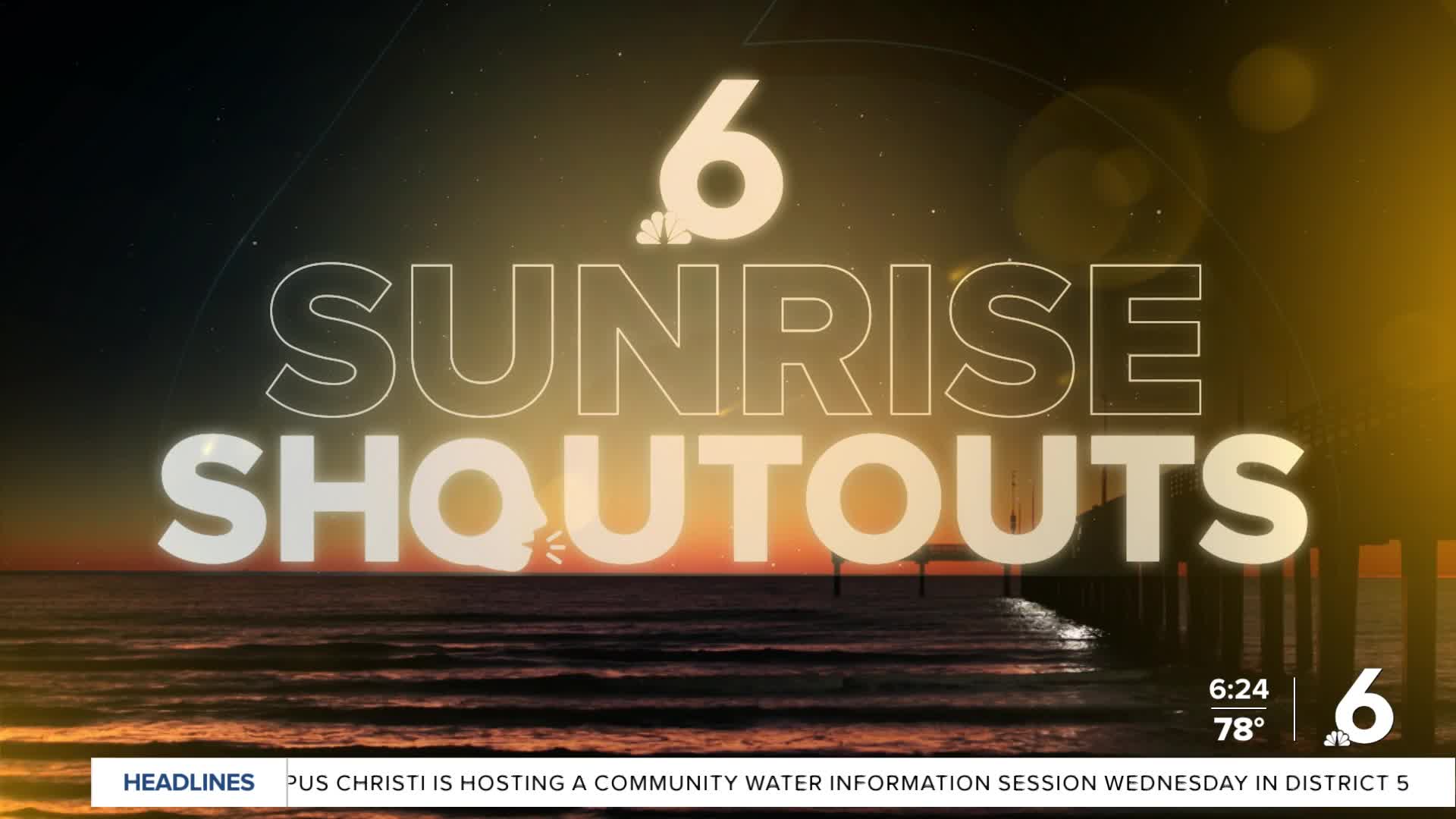 Sunrise shoutout: June 2, 2026