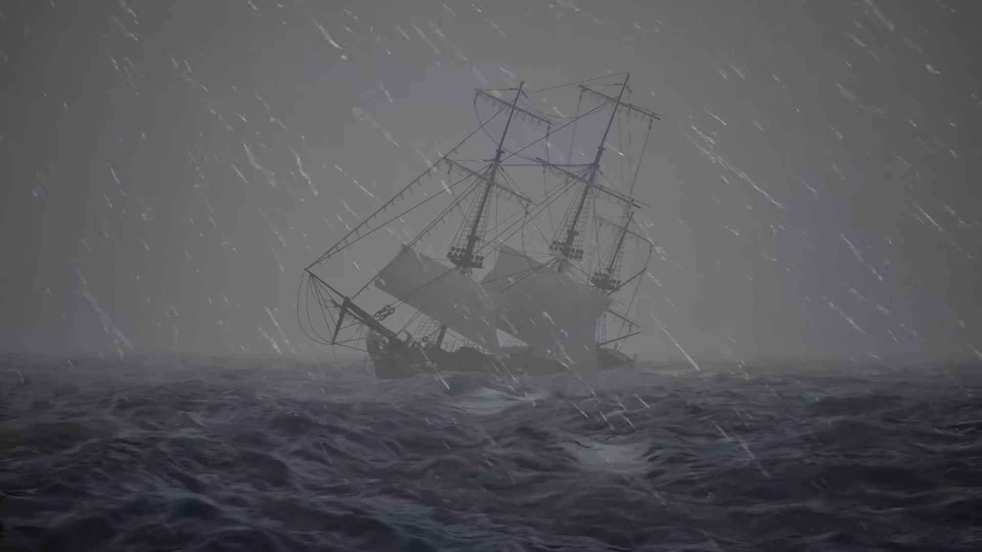 100-foot waves crushed this vessel until the hull started failing