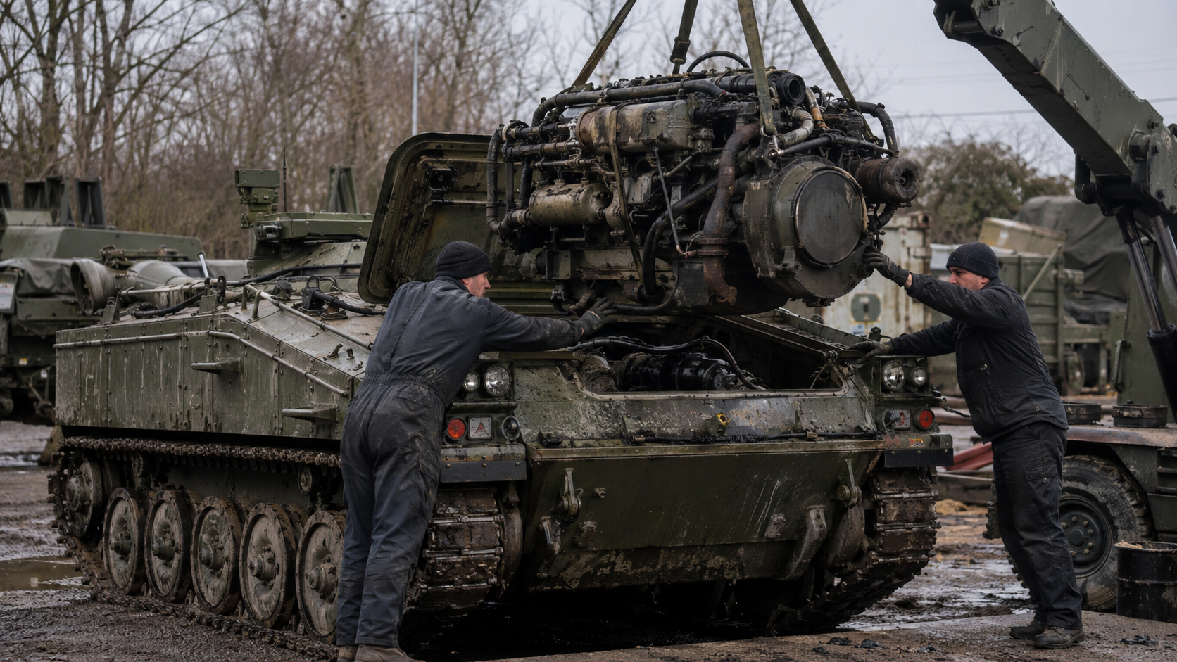 FV432 restoration hits a fuel blockage and failed start