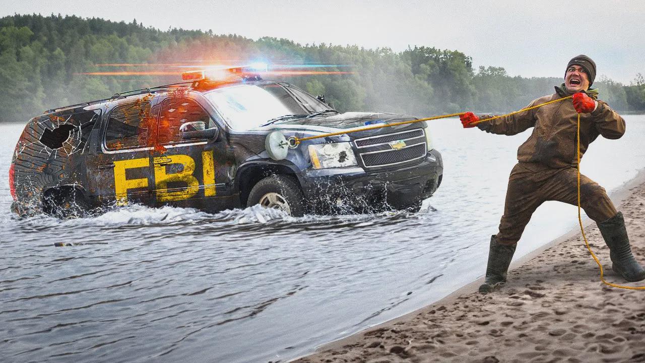 Found police vehicle underwater while magnet fishing! Feds involved