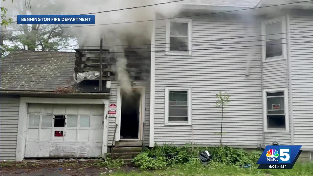 Officials investigating suspicious fire at home in Bennington, Vermont
