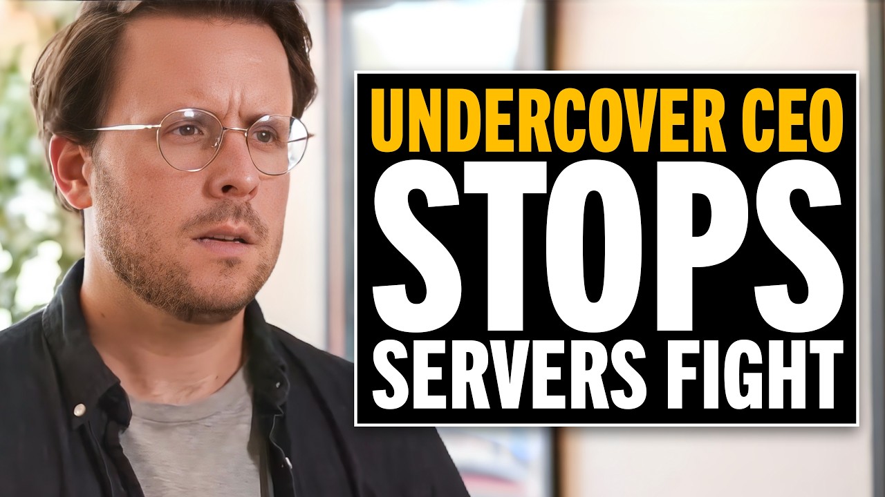 Undercover CEO witnesses a shocking clash between restaurant servers