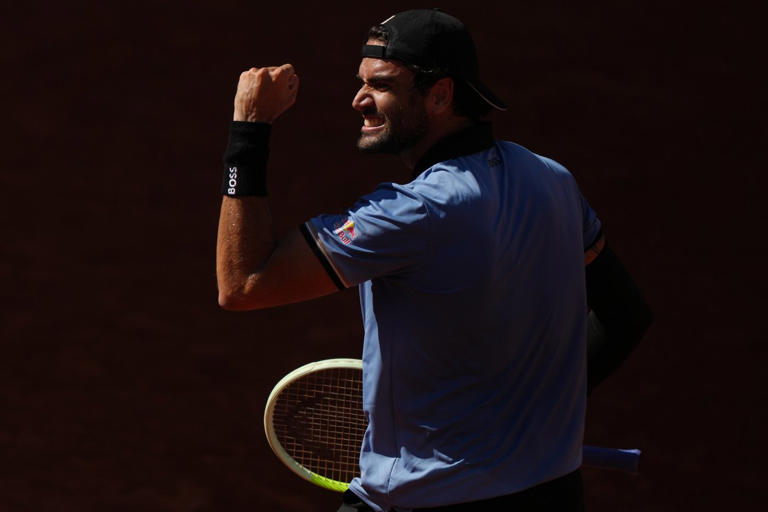 Even without Sinner, Italy still has three men in French Open quarterfinals