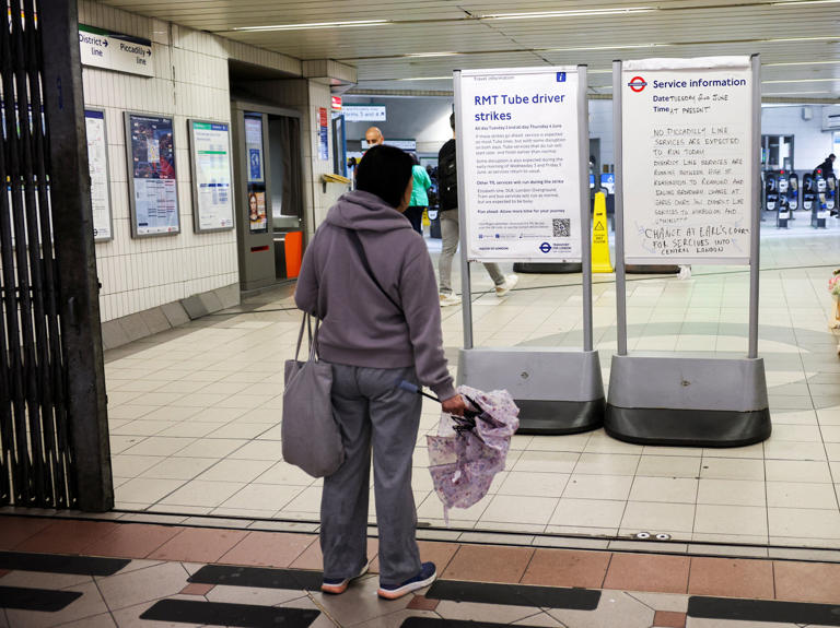 London Tube strikes live: Elizabeth line hit by delays