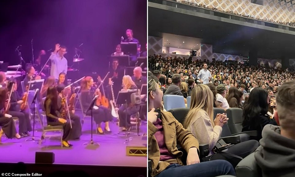 Audience member steps in to rescue concert after pianist falls ill