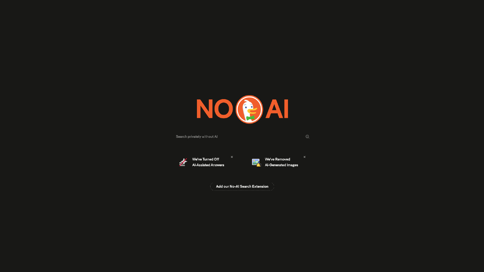 DuckDuckGo launches extensions for one-click access to its no-AI search