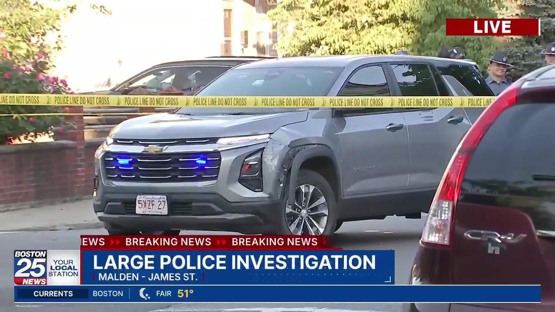 Large police investigation underway in Malden neighborhood