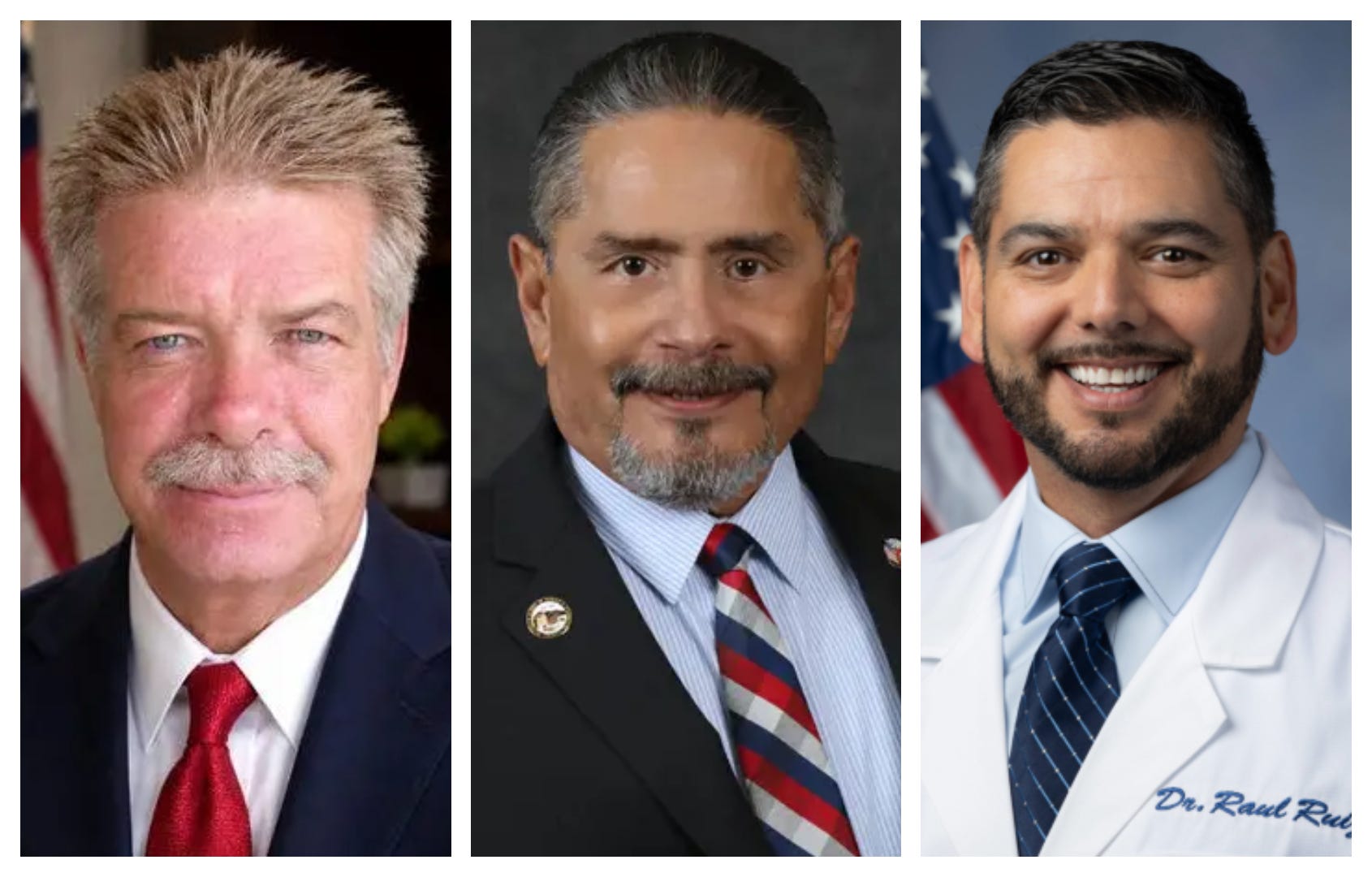 Rep. Raul Ruiz leads three Republican rivals