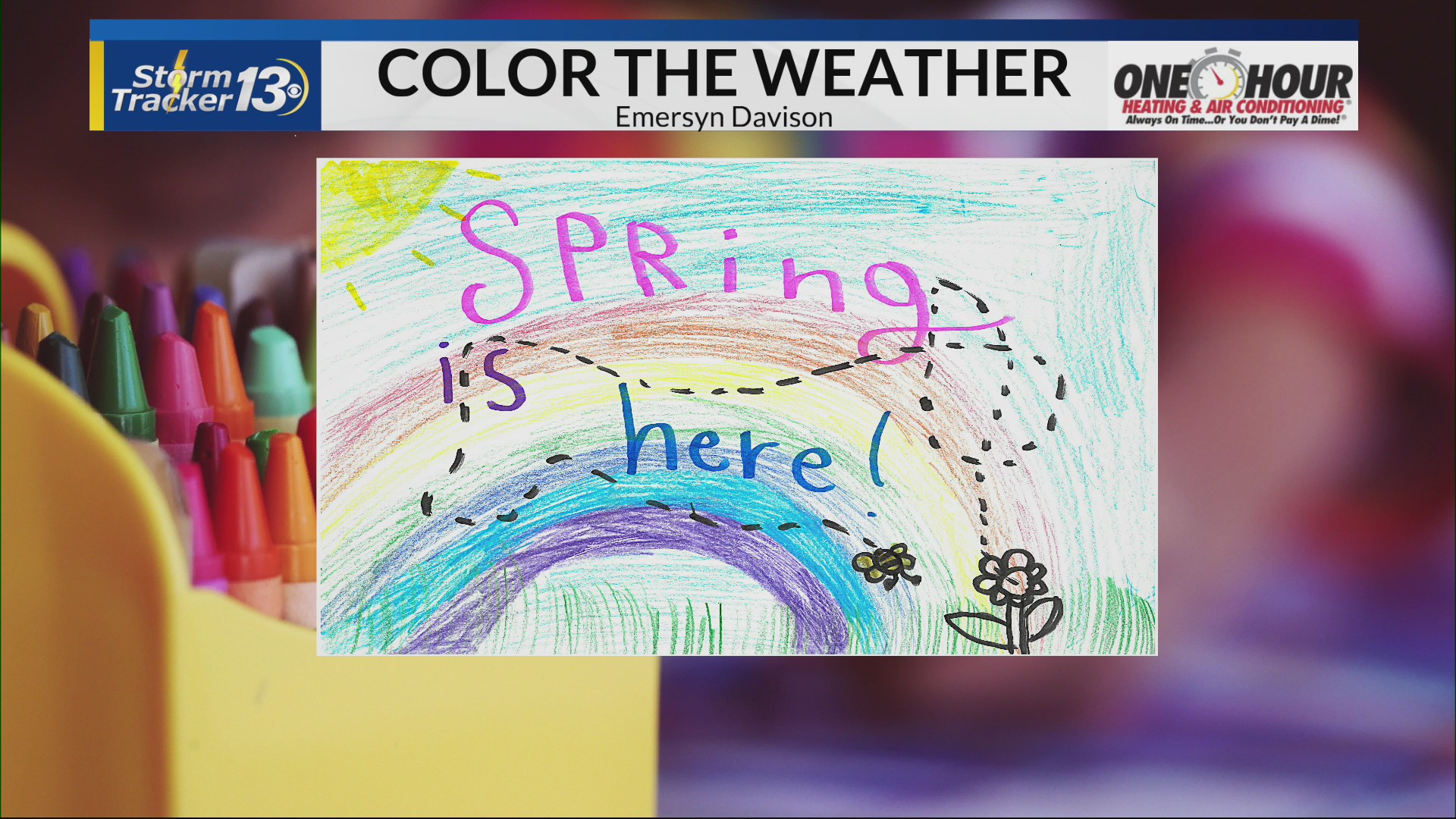 Color the weather: Emersyn Davison