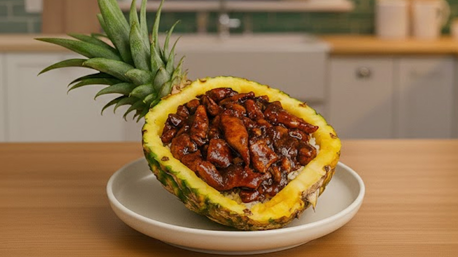 How to make pineapple teriyaki chicken bowl