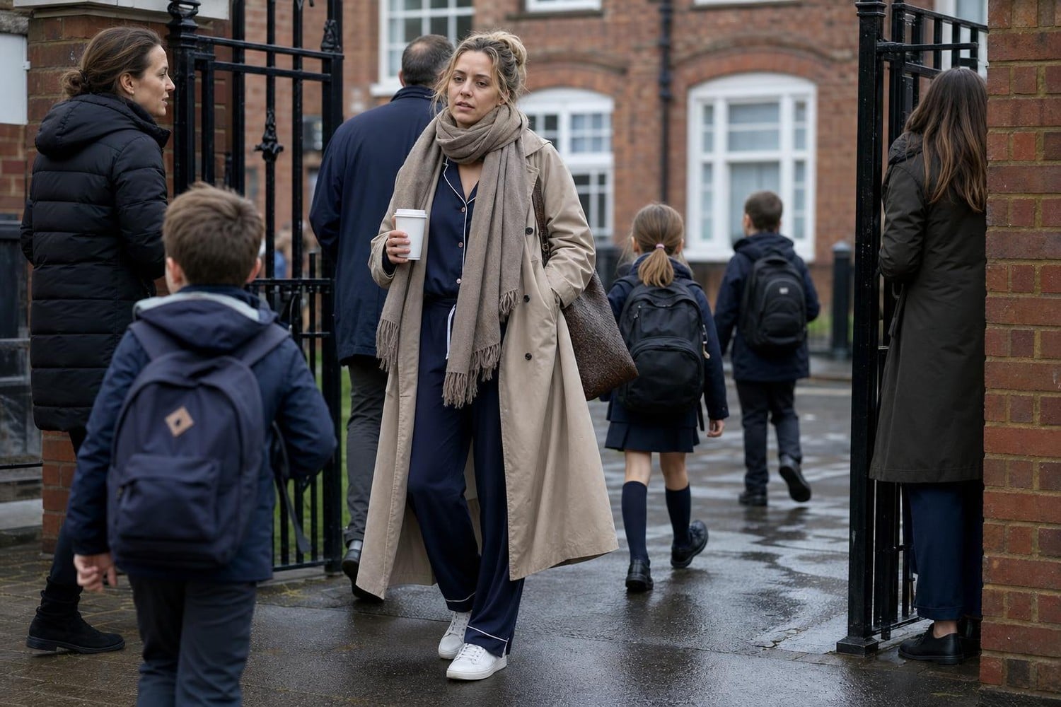 The 30-second 'dayjama' styling hack mums are using for the school run