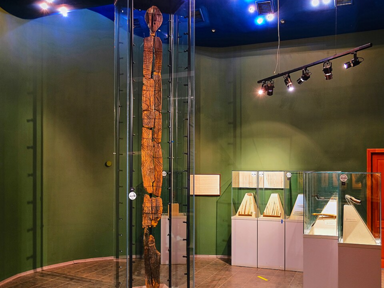 In the 1890s, gold miners pulled a wooden idol from a peat bog that ...
