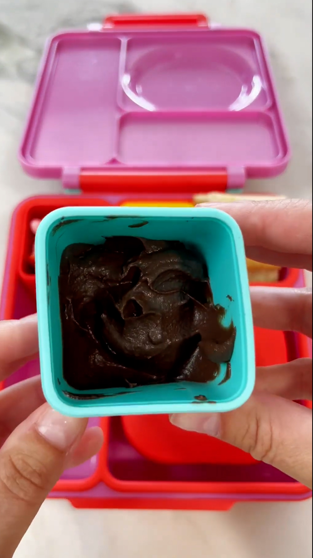 Creative school lunch idea with variety and balanced nutrition