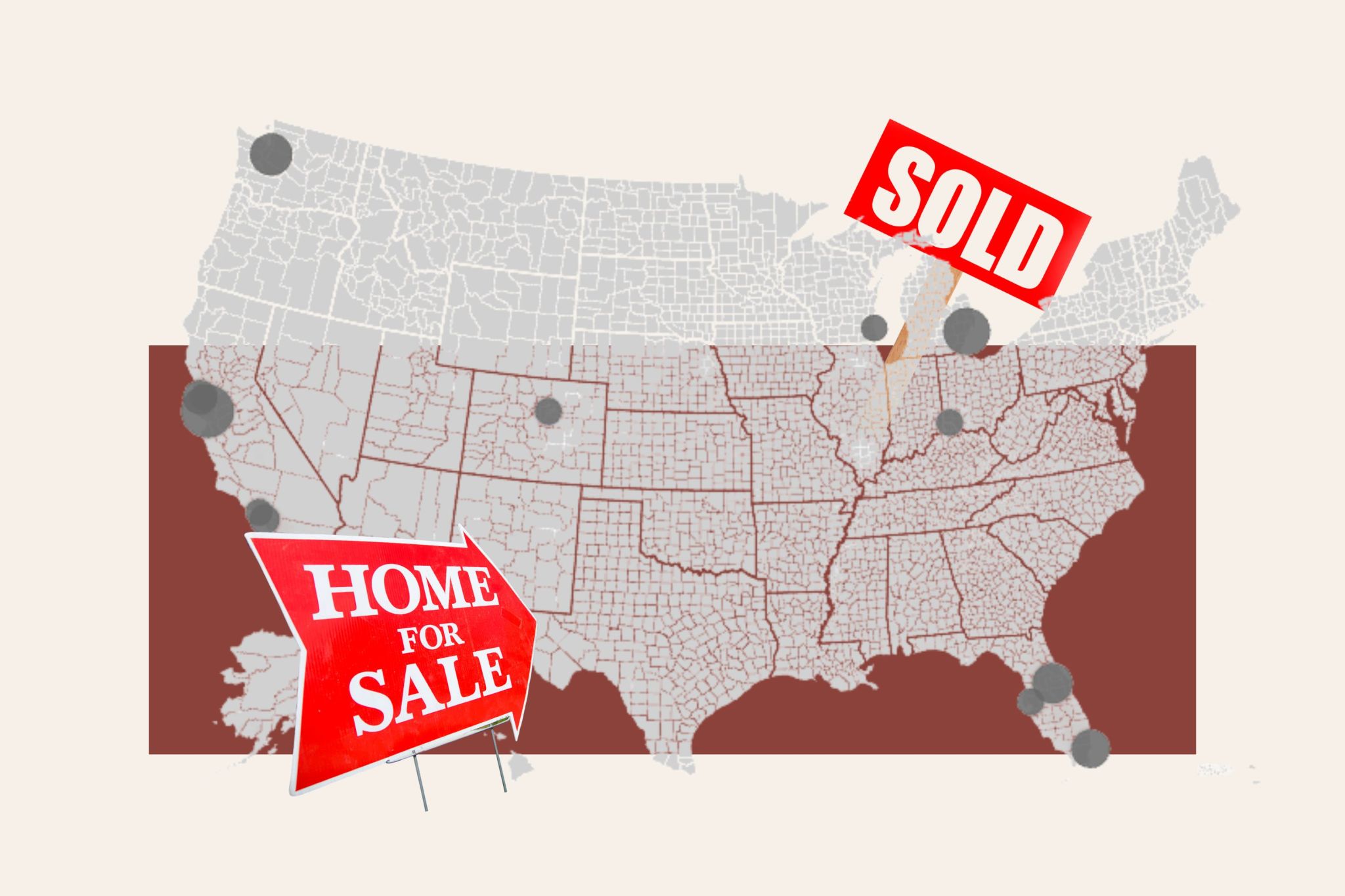 Map shows where investors are buying homes—and where they’re backing away