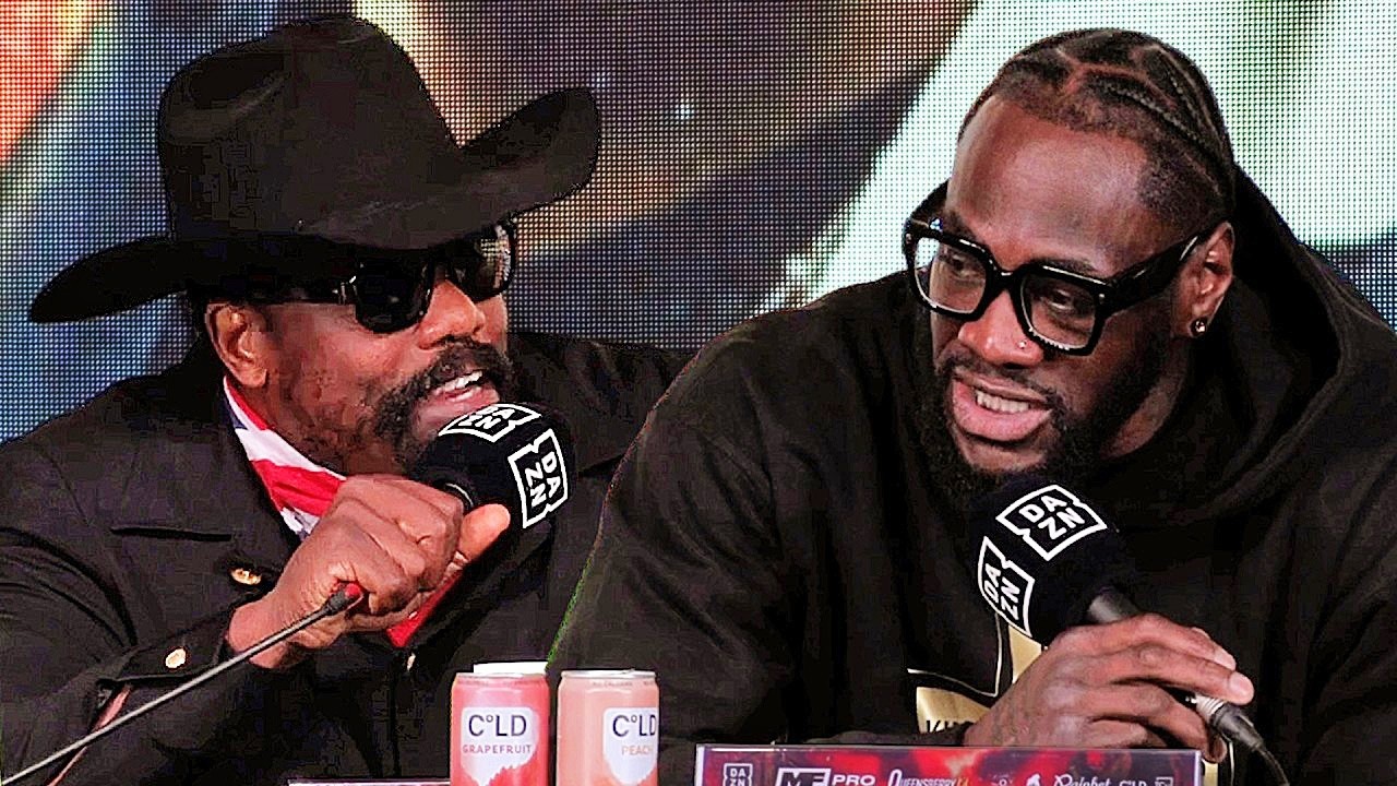 Deontay Wilder and Derek Chisora face off before their massive ...