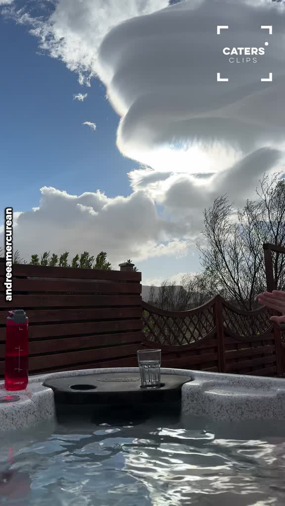 Incredible sky phenomenon turns cloud into a rainbow