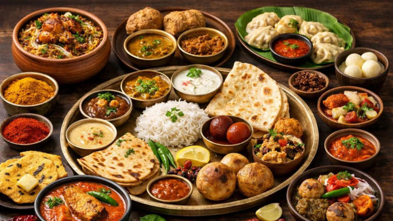 What is the famous food of 28 states in India?