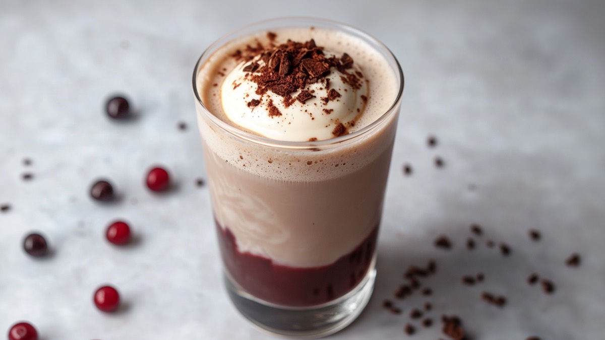 Kaffeepause: Genieße einen Schwarzwälder-Kirsch-Latte
