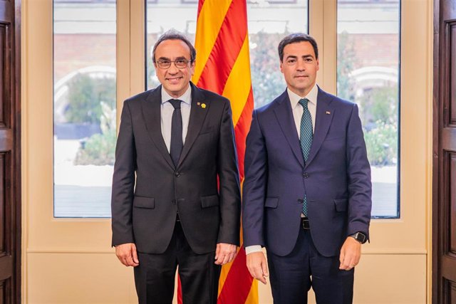 Rull recibe a Pradales en su segunda visita institucional al Parlament