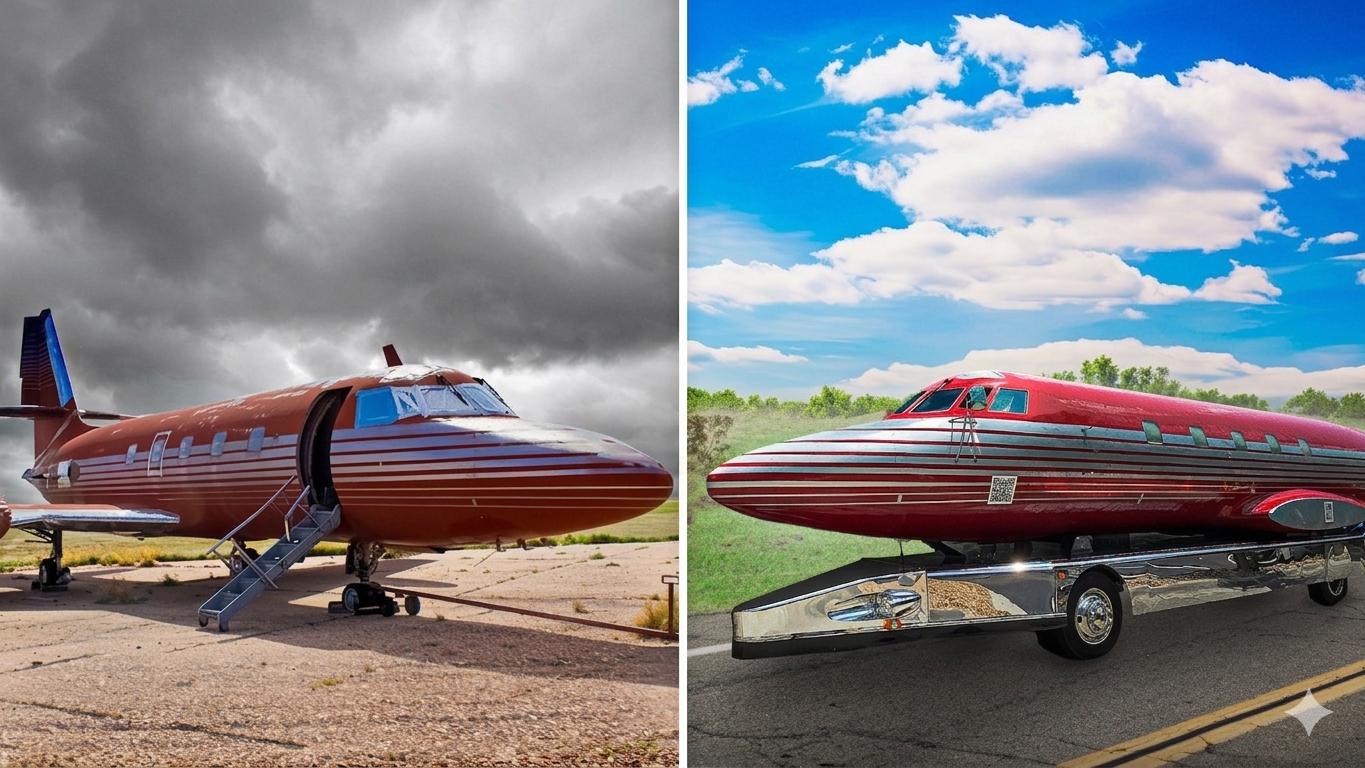 Bringing Back To Life Elvis Presley's Private Jet!