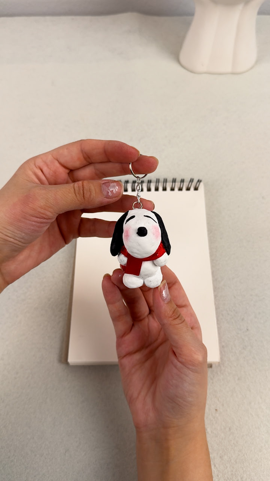 Easy DIY cute keychain idea 🐾💡
