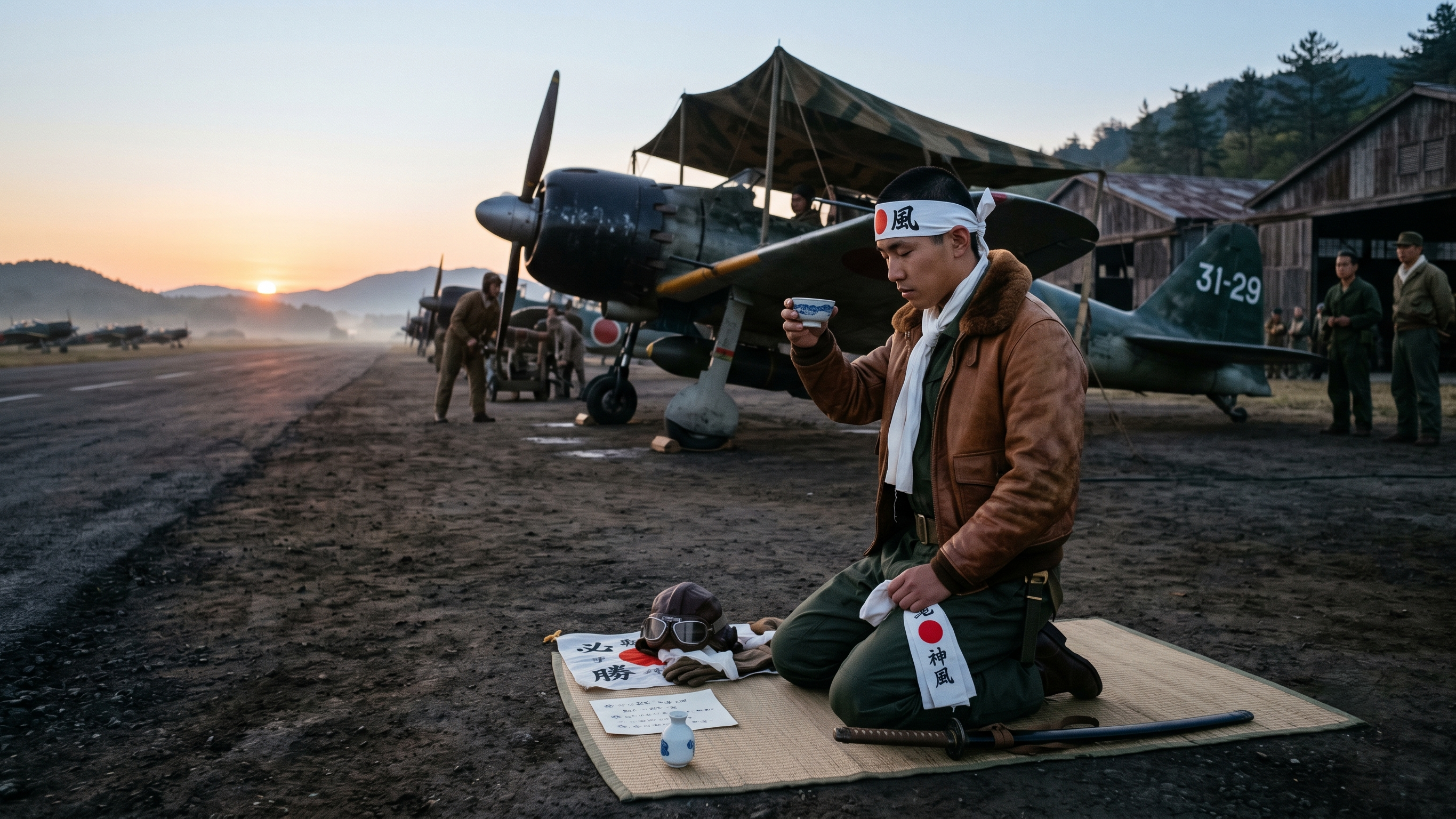 He received flowers, sake, and a final goodbye - then flew toward an ...