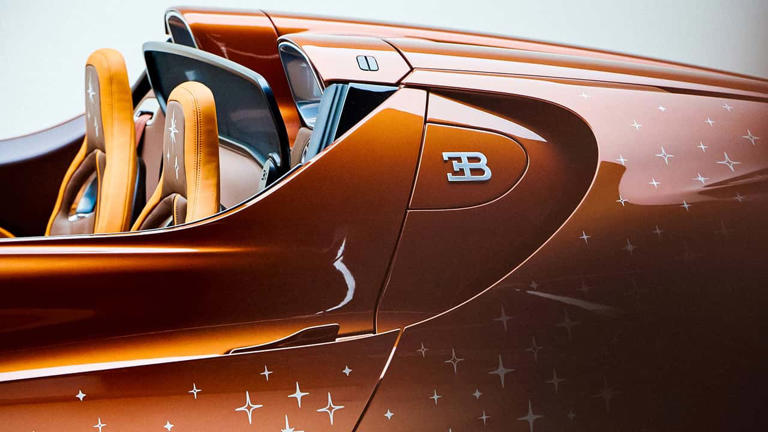 Bugatti's latest one-off is covered in stars