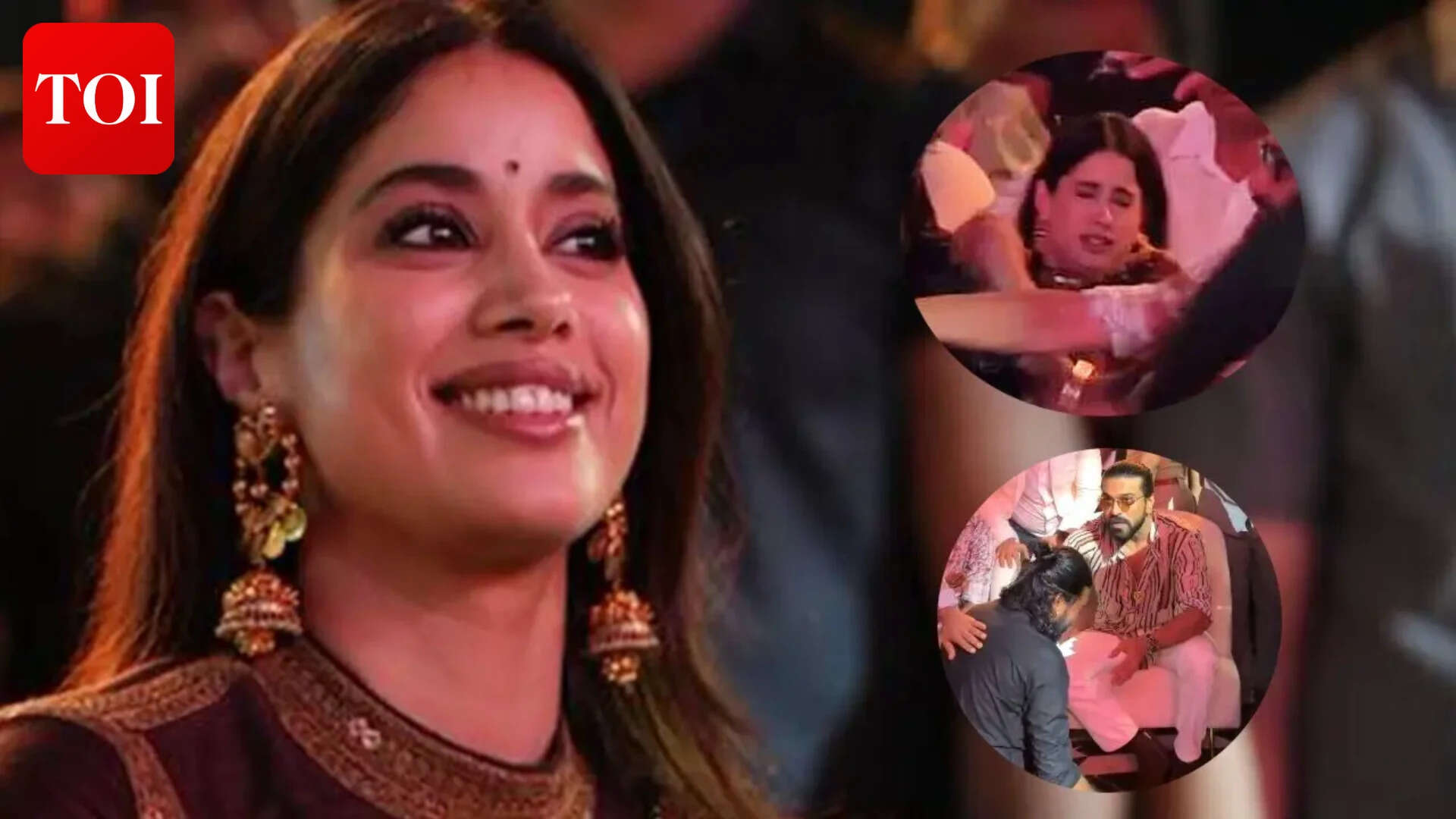 Janhvi Kapoor left shocked as fan breaches security at 'Peddi' event ...