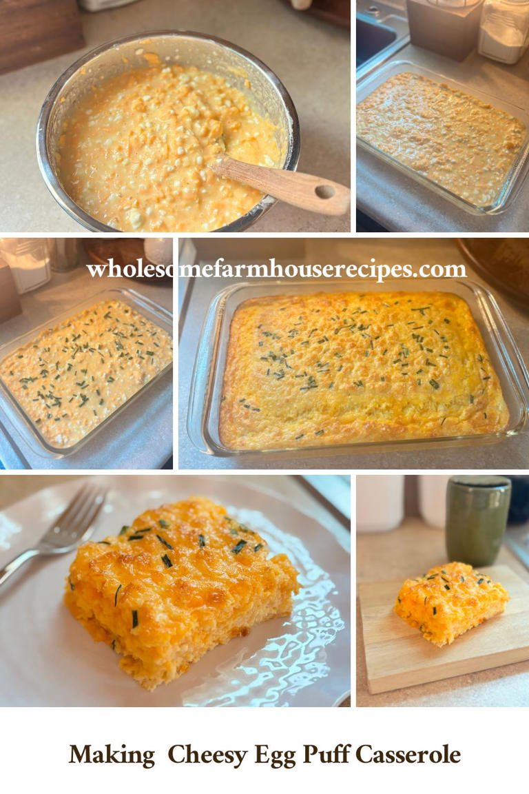 Egg puff casserole that makes brunch feel effortless
