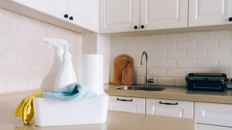 Say goodbye to sticky, greasy kitchen cabinets with this easy coating