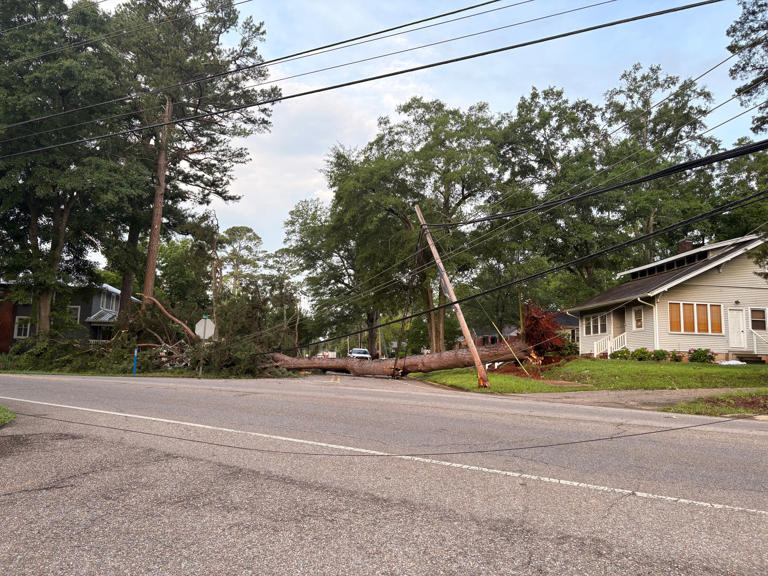 Thousands remain without power Tuesday morning after storms knock down ...