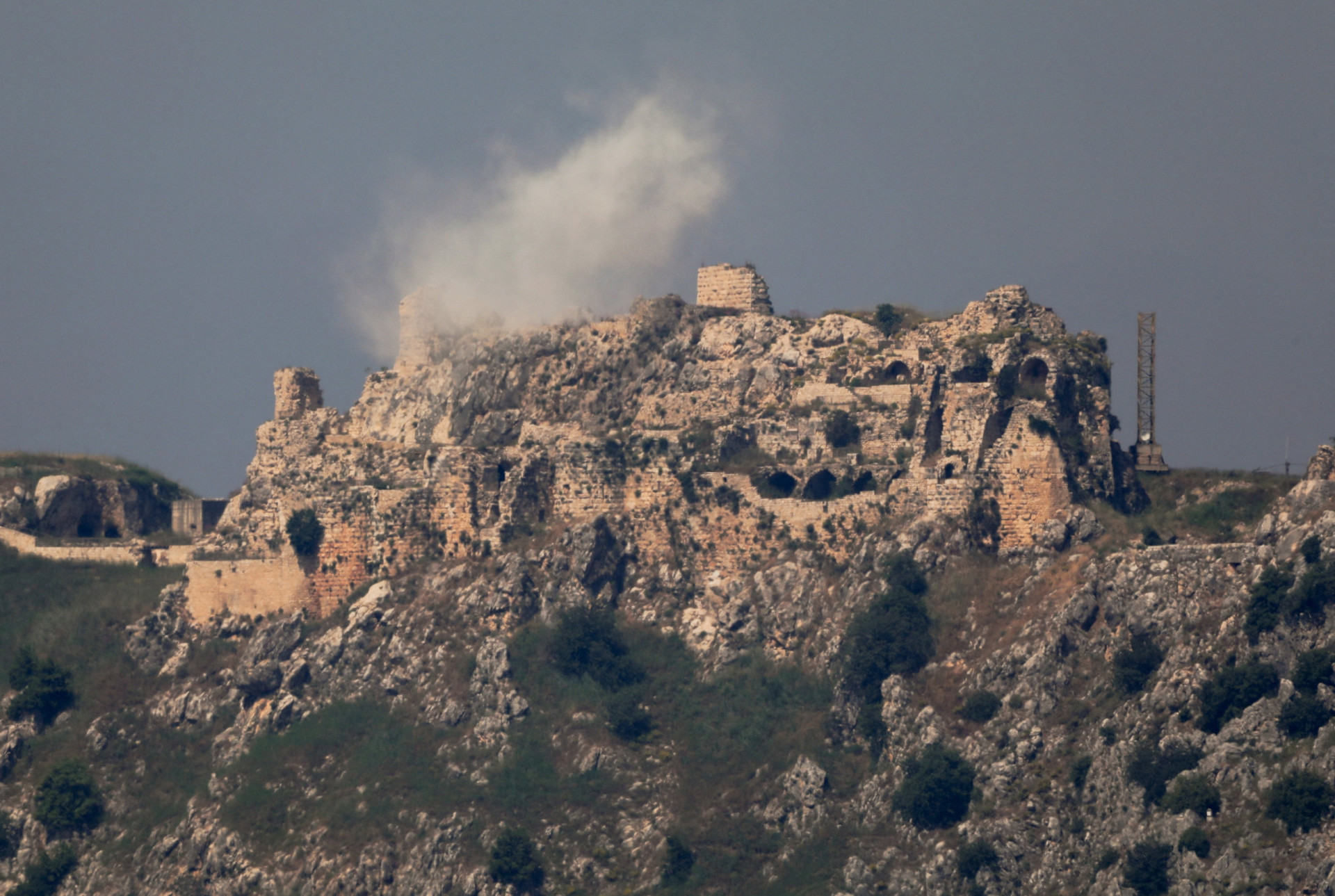 Why were Crusader castles so strategically important?