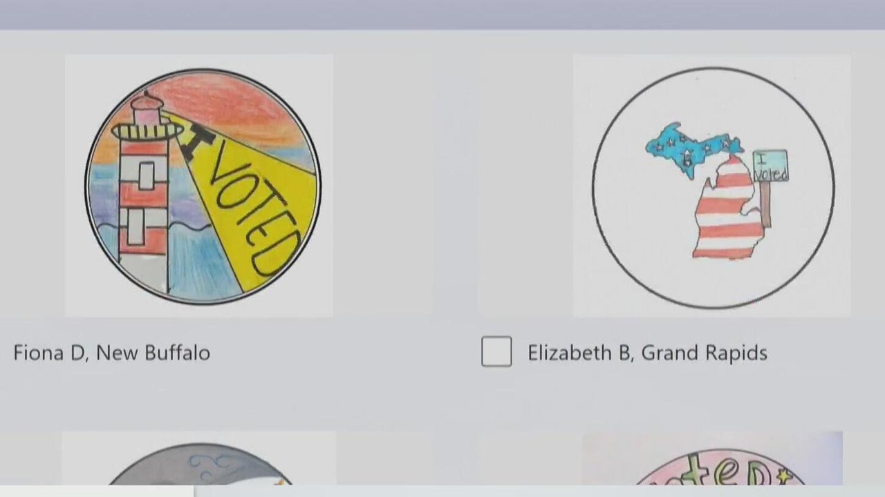 Michigan's "I Voted" sticker designs reach semi-final stage